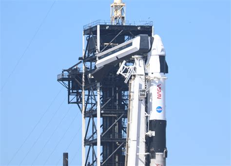 Nasa Spacex Crew 10 Rocket Poised For Liftoff Photos Space Upclose