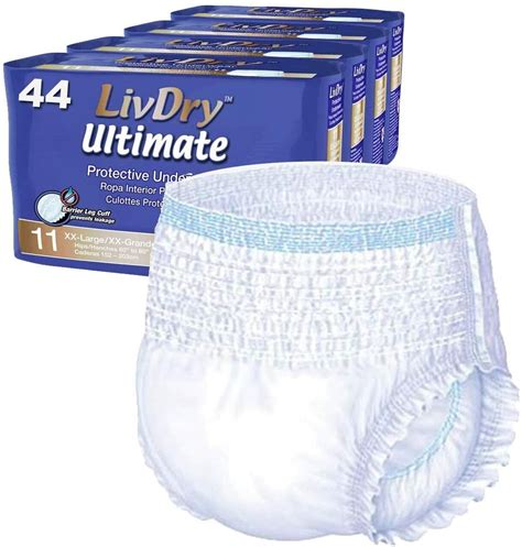 Livdry Ultimate Max Adult Diapers Super Absorbency Incontinence