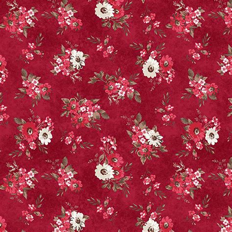 Rory 53713 4 Red By Whistler Studios For Windham Fabrics Shabby Fabrics
