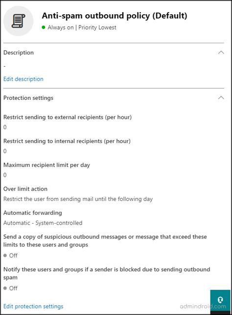 Configure Outbound Spam Policy In Microsoft 365 And Protect Your