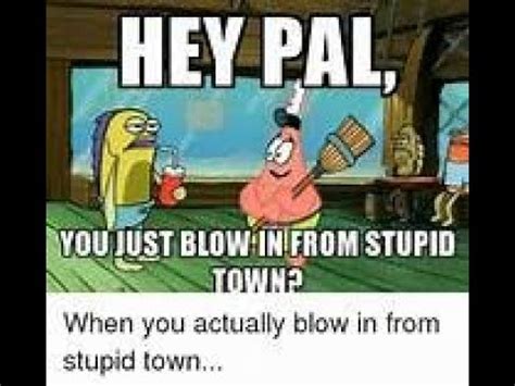 Hey Pal You Just Blow In From Stupid Town Youtube