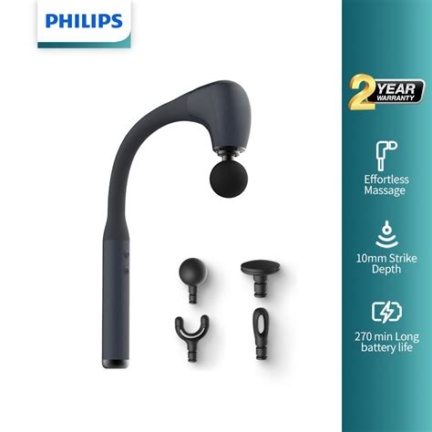 Philips Handheld Massager Hook Shaped Massager Curved Fascia Gun Relax Stiff Muscles To Hard
