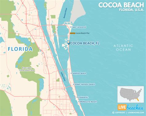 Cocoa Bay Florida Map At Mary Galvin Blog