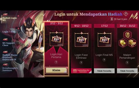 Cara Dapat 3500 Exp M5 Pass Mobile Legends Ml Esportsku