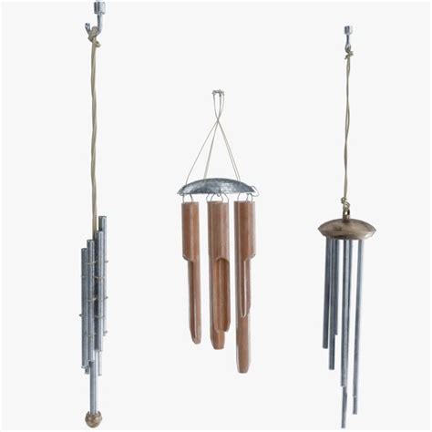 3d Wind Chimes Model
