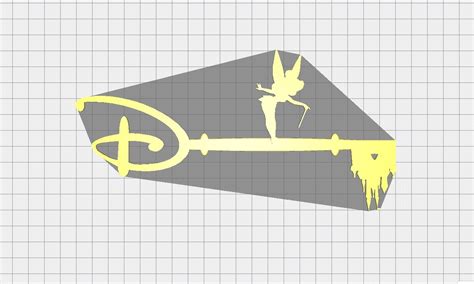 Stl File Disney Tinkerbell Key V12・3d Printing Template To Download・cults