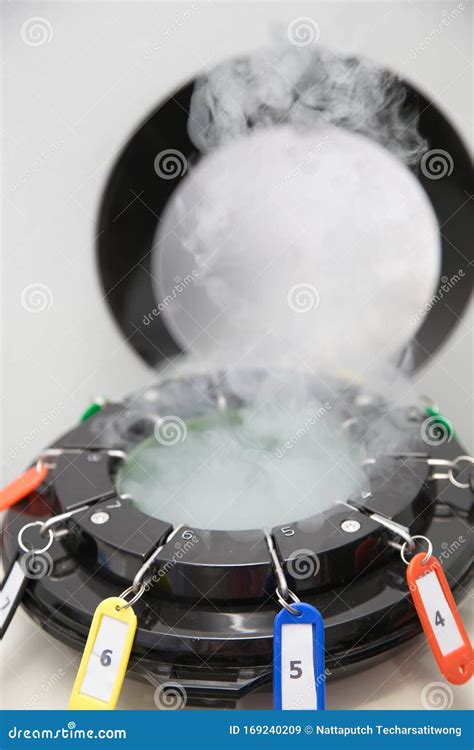 Sperm Freezing Storage In Liquid Nitrogen Tank Laboratory Infertility