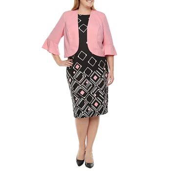 Womens Dresses For Plus Size Fit And Flare Dresses Jcpenney