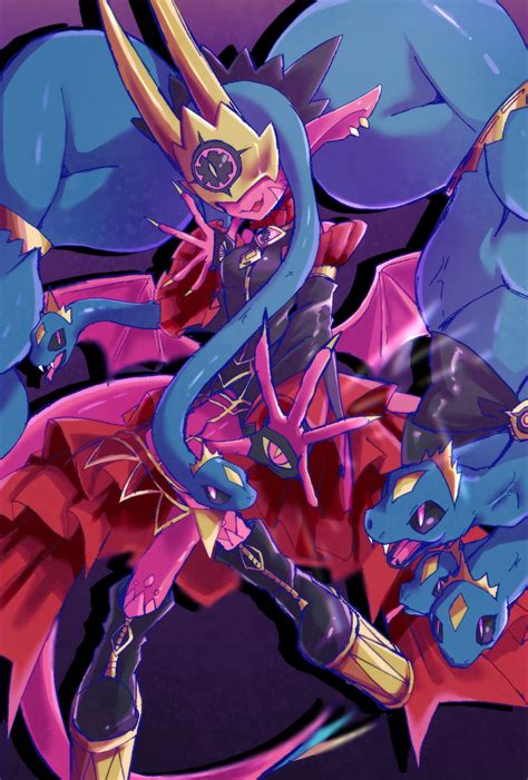 Medusamon Digimon Drawn By Meganemochi Danbooru