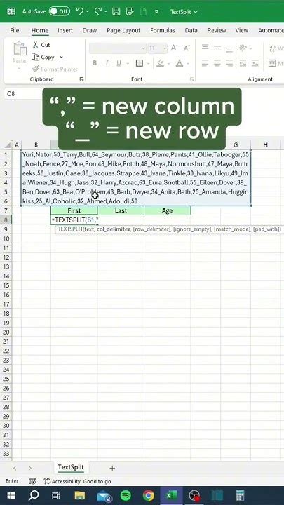 stop splitting text in microsoft excel like this excel exceltrick