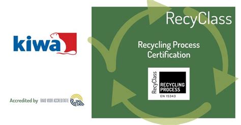Kiwa Nederland Is Now An Accredited Recyclass Certification Body