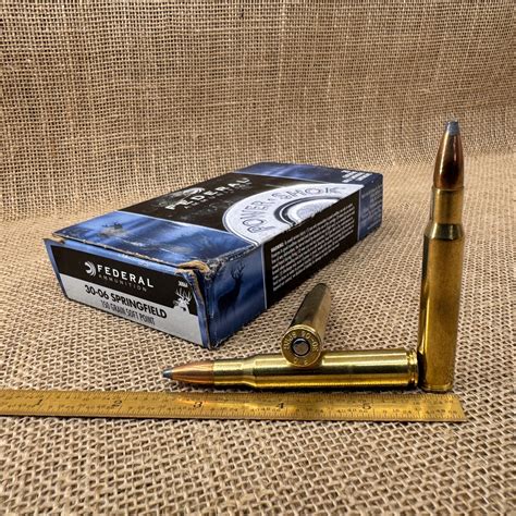Federal Power Shok 30 06 Springfield 150 Gr Soft Point Box20 Old