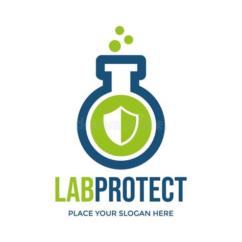 Lab Protect Vector Logo Stock Vector Illustration Of Clinic 263649335