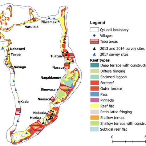 Sites Surveyed Around Koro Island In 2013 2014 And 2017 Qoliqoli