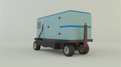 Generator Trailer 3d Model 3d Turbosquid 2244281