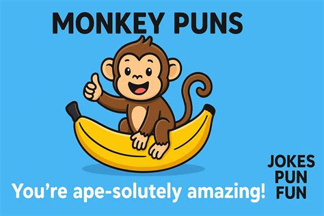 100 Monkey Puns That Will Make Everyone Go Bananas