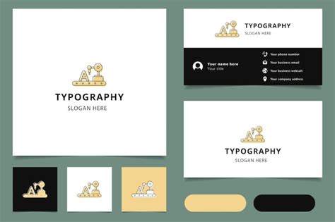 Premium Vector Typography Logo Design With Editable Slogan Branding Book