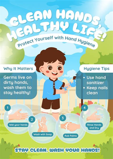 Free Customizable Handwashing Poster Templates Canva