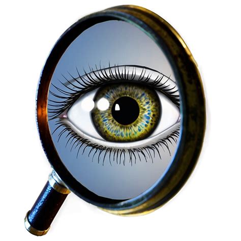 Download Magnifying Glass With Eye Png Fte