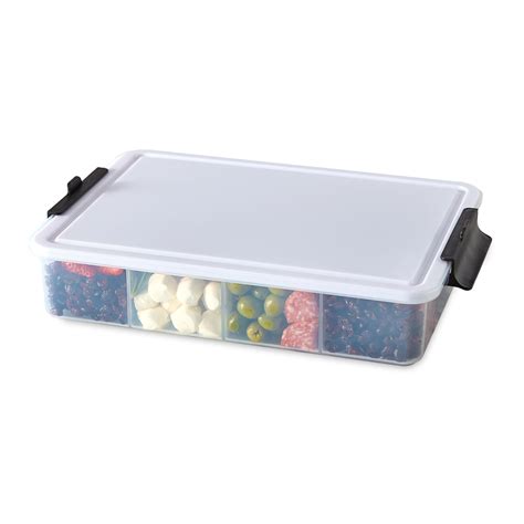 Farberware Large Build A Board Snacklebox Serving Tray With Locking