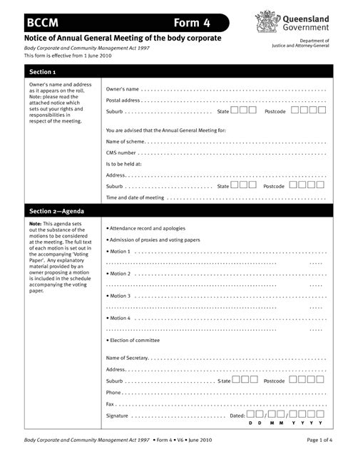 Fillable Online Uoaq Org Bccm Form 4 Fax Email Print Pdffiller