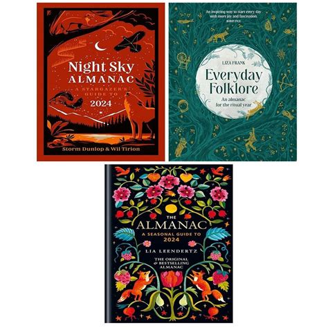 Almanac Collection 3 Books Set Everyday Folklore Liza Frank Night Sky