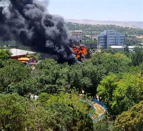 ماجری آتش سوزی در شهربازی تبریز چه بود؟ عکس