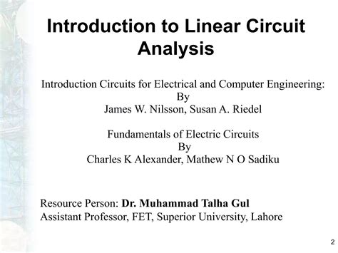 Linear Circuit Analysis 3 Pptx