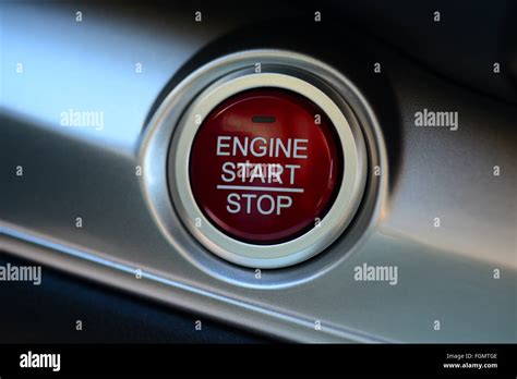 Engine Start Stop Button On A Honda Cr V Crv Car Automobile One Button