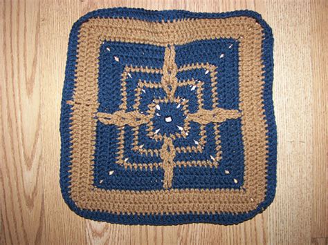 Ravelry Chained Compass Motif With 9 And 12 Variations Pattern By