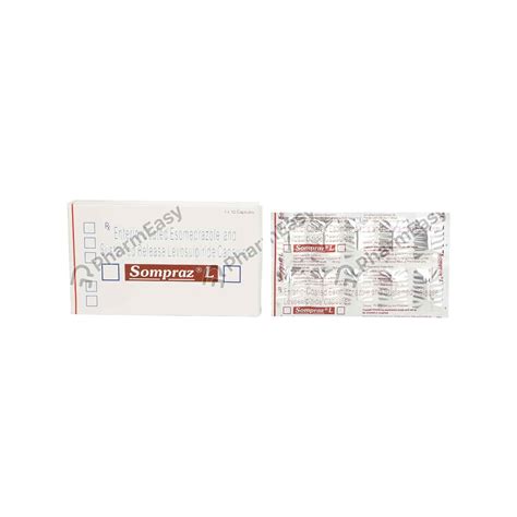 Buy Sompraz L Capsule Online At Flat 18 Off Pharmeasy