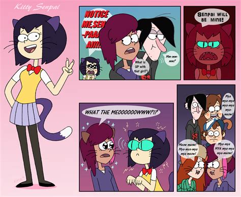 Kitty Senpai Gravity Falls Oc By Nerdsman567 On Deviantart