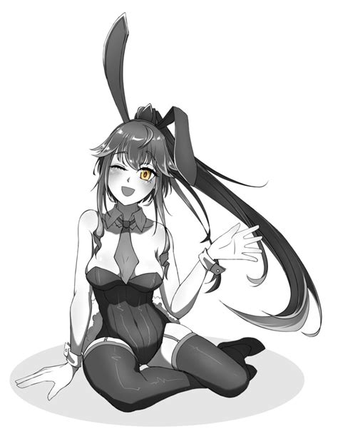 Rule 34 Autumnia Blush Bunnysuit Clothed Clothing Eyebrows Visible