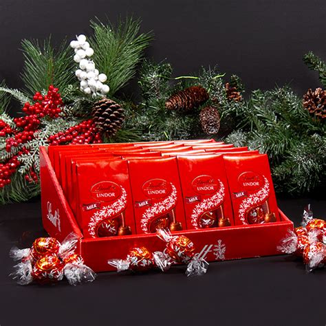 Lindt Lindor Truffles Milk Chocolate Mini Bags 24ct Display Box