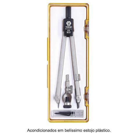 Compasso Tecnico 9001 Trident Und Papelmax Papelaria