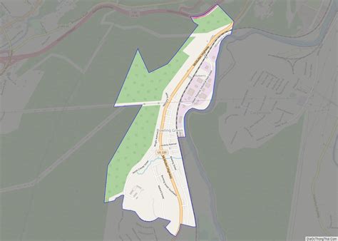 Map Of Bowling Green Cdp Maryland Thong Thai Real