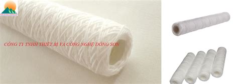 Lõi Lọc Sợi Quấn Pp 30 Inch 50 Micron Lõi Lọc Sợi Quấn Lọc Chất Lỏng