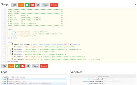 Webcore Weather Setup Webcore Hubitat