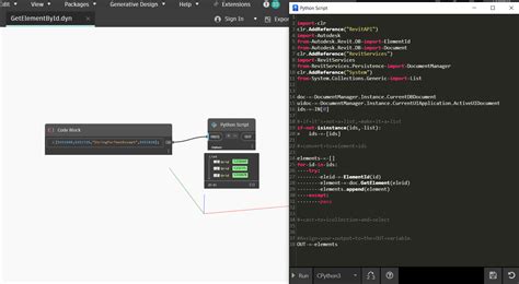 Python Code Getelementbyid Developers Dynamo