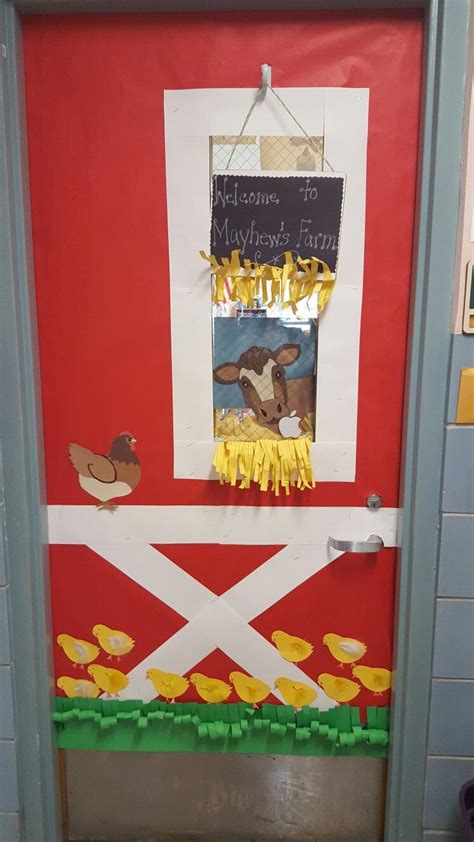 Barn Door For The Month We Hack Chicks School Decorations Barn Door