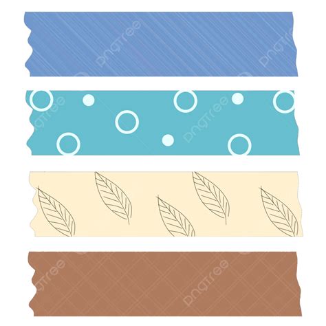 Set Washi Tape Color Pastel Lindo álbum De Recortes Png Cinta Washi