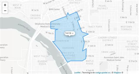 Tulsa Street Map Zip Codes Goodwill Of Tulsa 51st And S Harvard Map