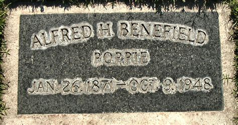 Alfred H “poppie” Benefield 1871 1948 Homenaje De Find A Grave
