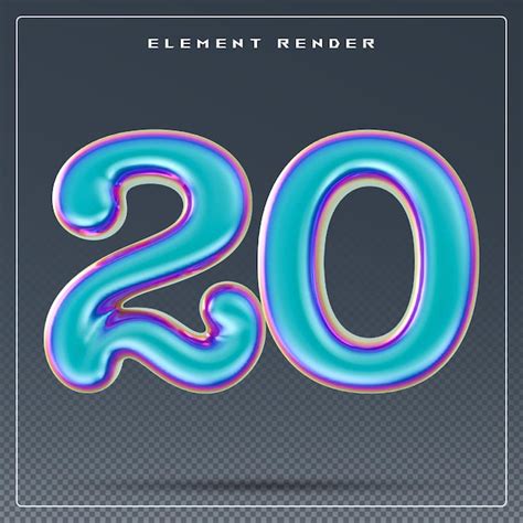Number 20 Gradient Bg Psd High Quality Free Psd Templates For Download