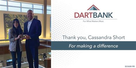 Dart Bank On Linkedin Join Us In Celebrating Cassandra Short Our