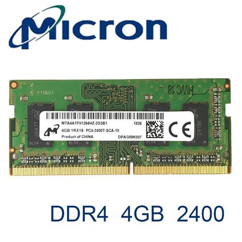 Micron Ddr4 4gb 1rx16 Pc4 2400t Laptop Ram Memory Module Shopee Malaysia