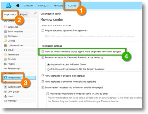 How To Enable The Review Comment Widget In Single Item View Jama