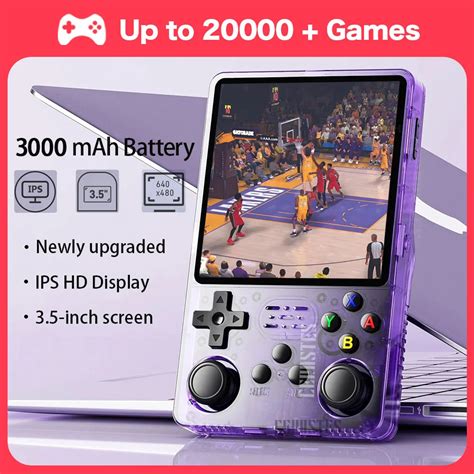 R36s Retro Handheld Video Game Console Linux System 35 Inch Ips Scree