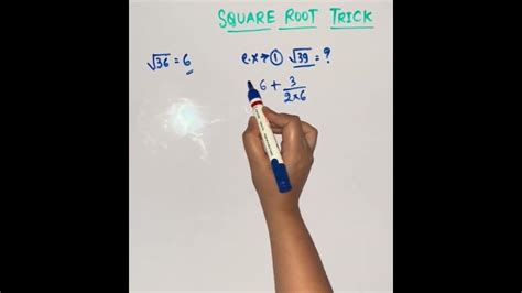 Easy Square Root Trick In Seconds 🤯 Mathtricks Maths Youtube