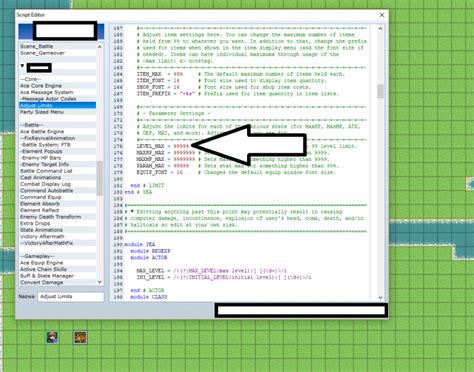 VX Ace Yanfly Adjust Limits Notetag Not Working RPG Maker Forums
